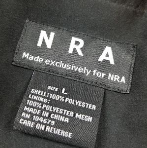 NRA | Jackets & Coats | Officials Nra Embroidered Logos Black ...